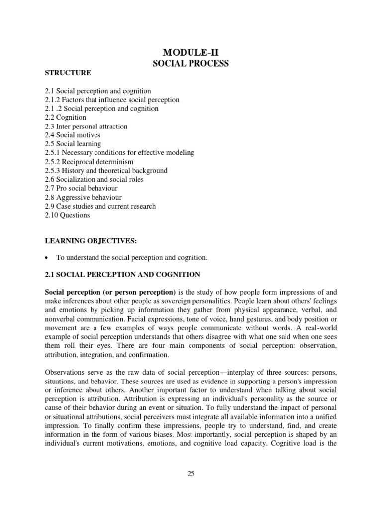 Textual Notes - Social Processes | PDF | Interpersonal Attraction ...