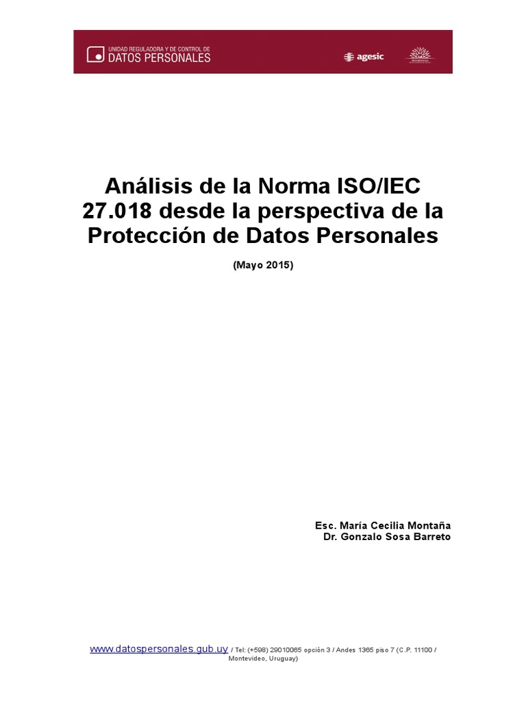 Informe ISO 27018 | PDF | Computación en la nube | Privacidad de la ...