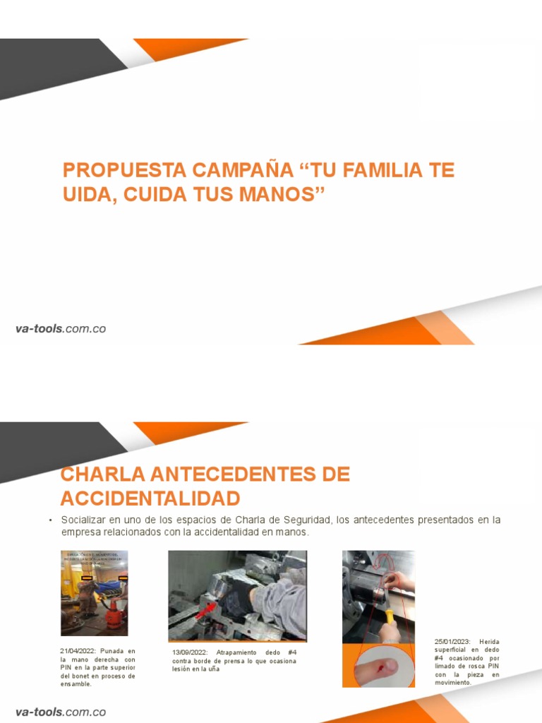 Campaña Tu familia te Cuida, Cuida tus Manos | PDF