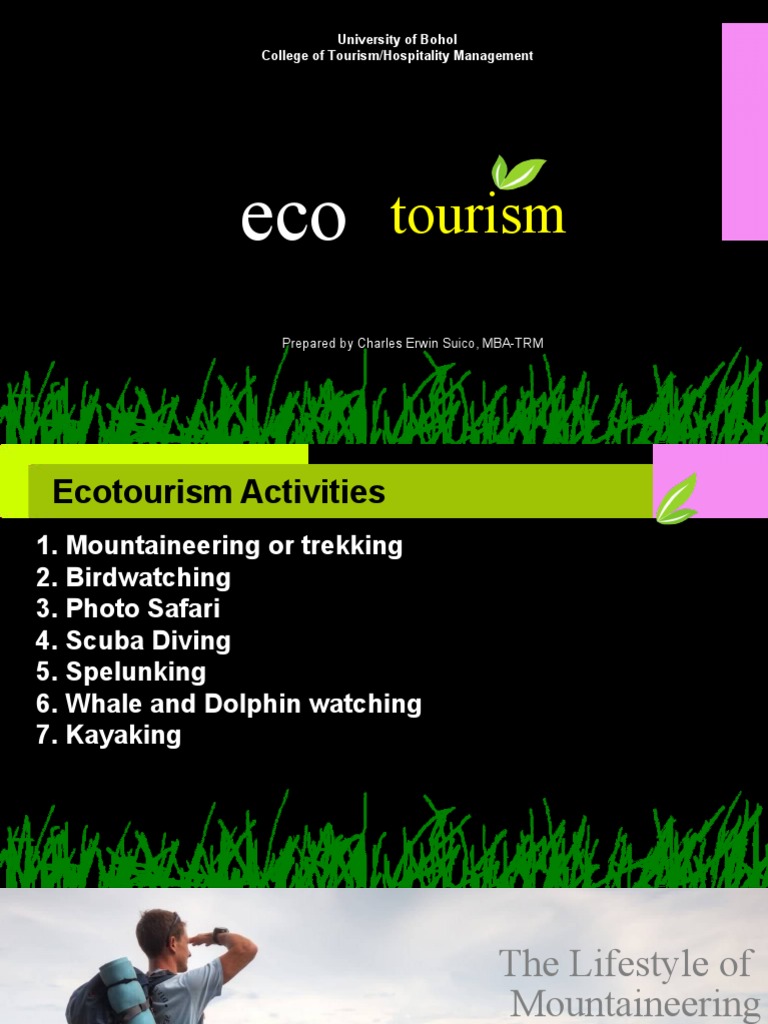 Ecotourism Activities at Mt. Apo | PDF | Rock Climbing | Mountaineering