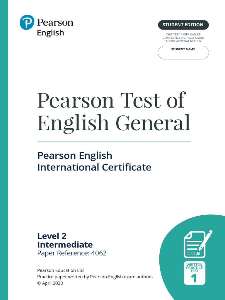 PTE General L2 Written Student Edition Practice 1 | PDF