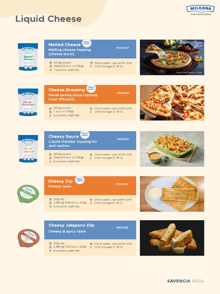 Milkana Professional - Liquid Cheese - Compressed-1 | PDF