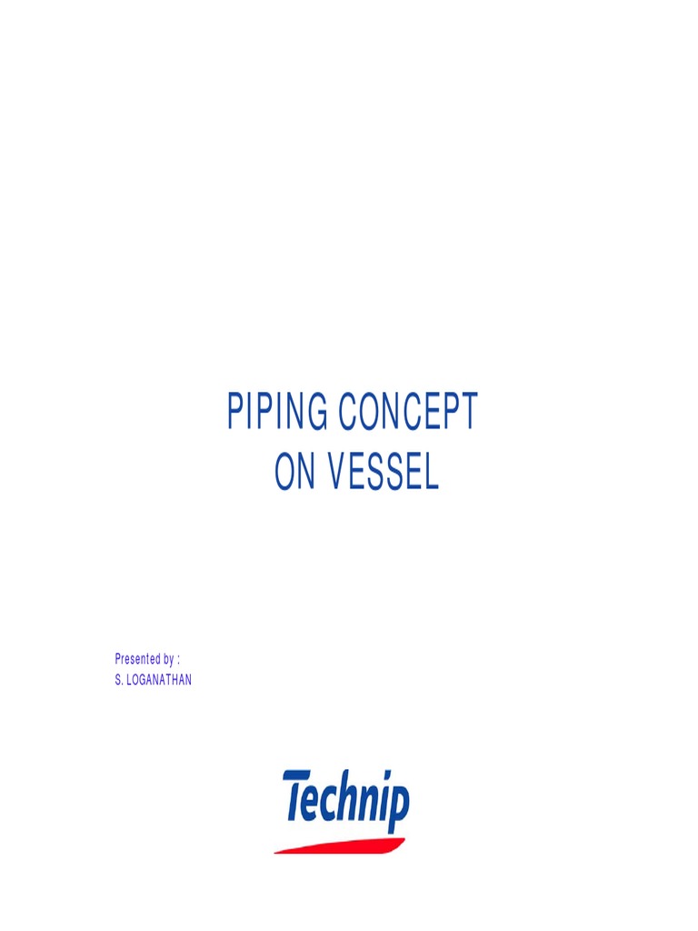 Vessel Piping and Layout Concepts | PDF | Pipe (Fluid Conveyance ...