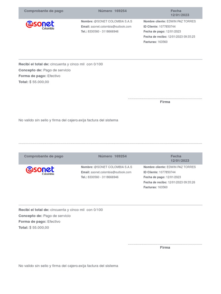 Pagos Asonet | PDF | Tecnología bancaria | Pagos