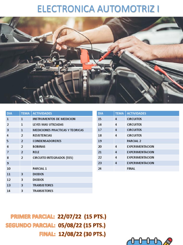 Electronica Automotriz I Parte 1 | PDF | Electrónica | Condensador