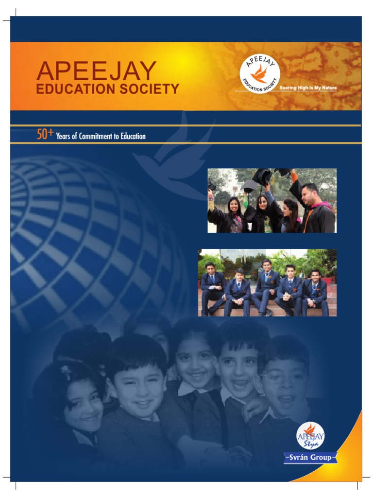 Prospectus Apeejay Education Society | PDF | Schools