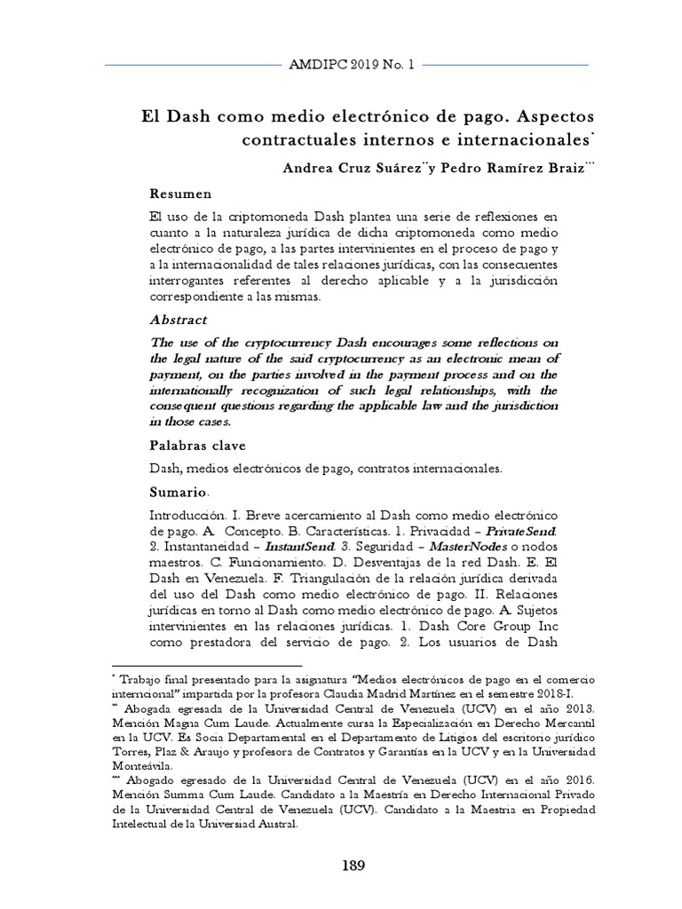 Dash WORD | PDF | Dinero | Criptomoneda