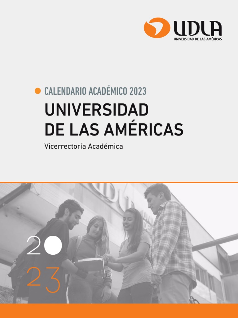 Calendario Académico UDLA 2023 | PDF | Evaluación