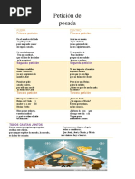 Letra Canto Canción para Pedir Posada | PDF | María, madre de Jesús ...