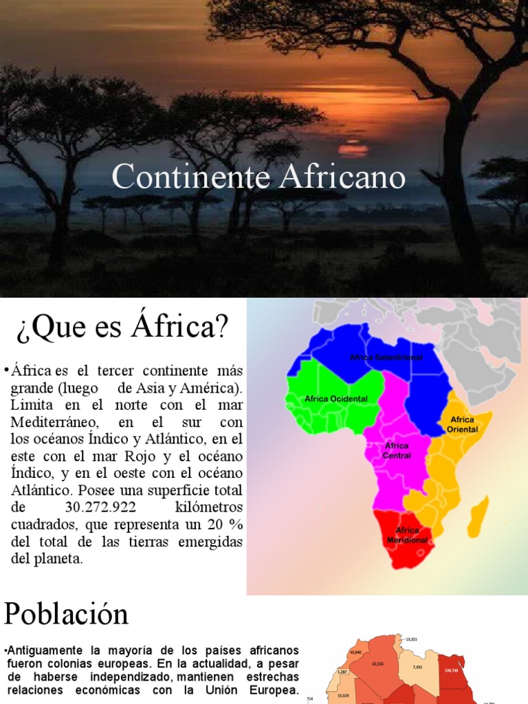 Continente Africano | PDF | África | Europa