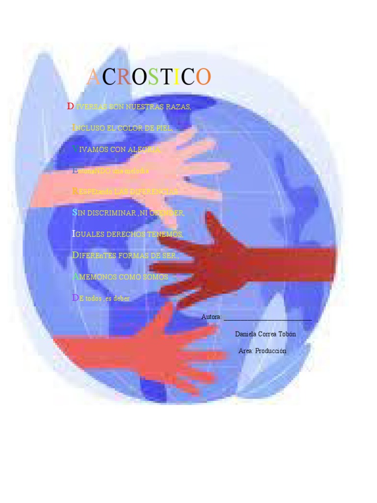 ACROSTICO Nuevo Diversidad | PDF