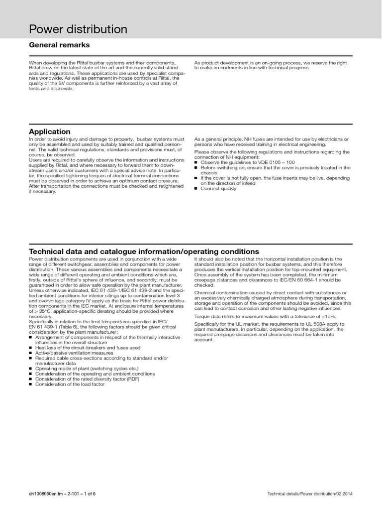 General Technical Information EN | PDF | Fuse (Electrical) | Building ...