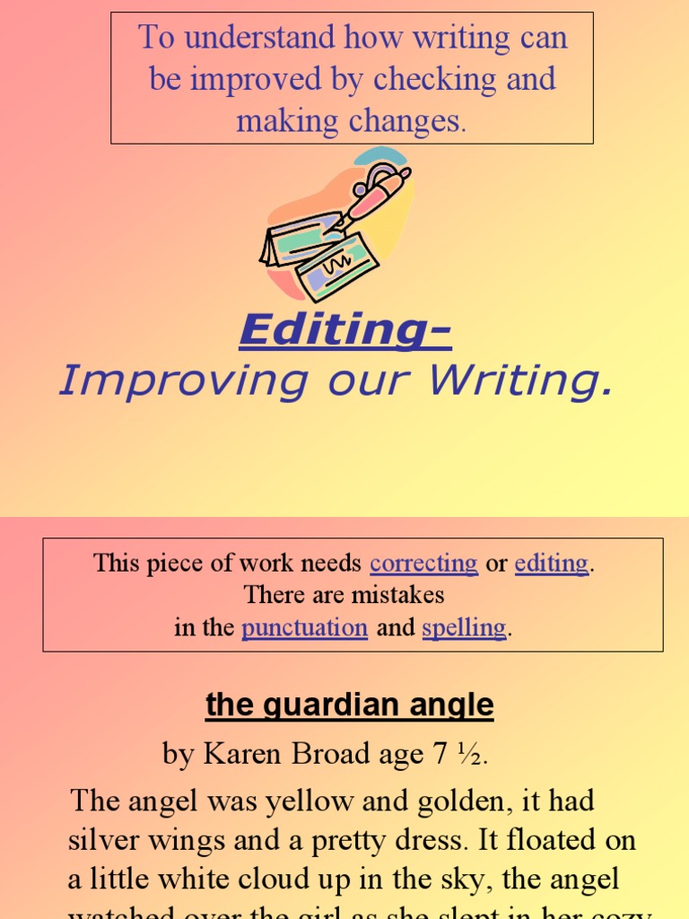 Improving Editing Skills | PDF