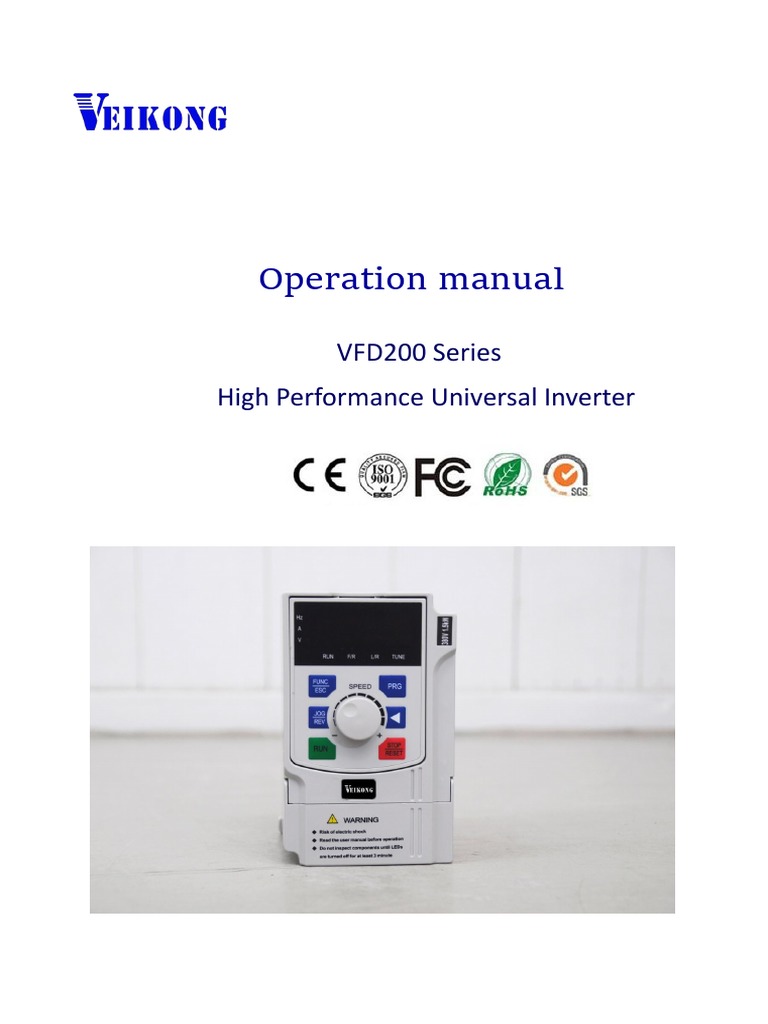 Manual Inversor Tecnoportas | PDF | Electric Motor | Electrical Wiring