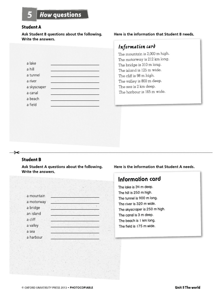 How Questions and Comparative Superlative Activities | PDF