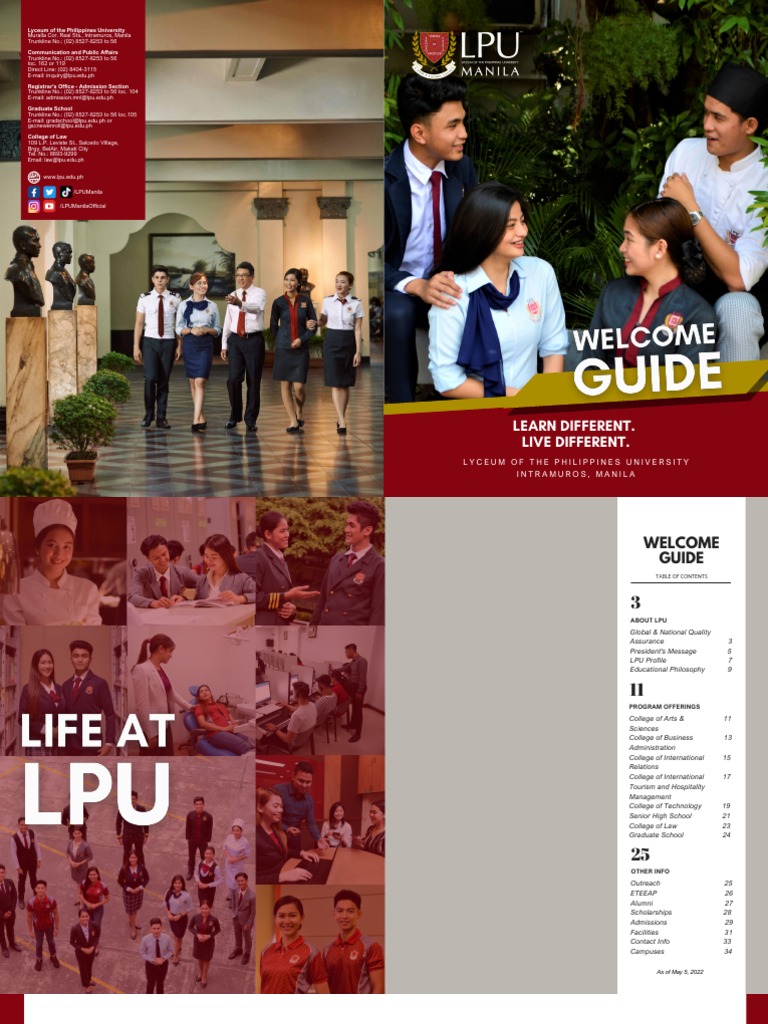 LPU Manila E Brochure | PDF | Business