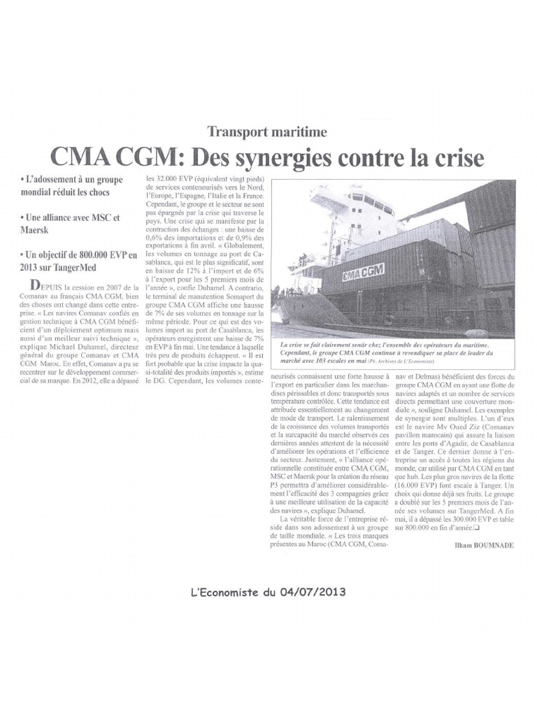 Cma CGM | PDF