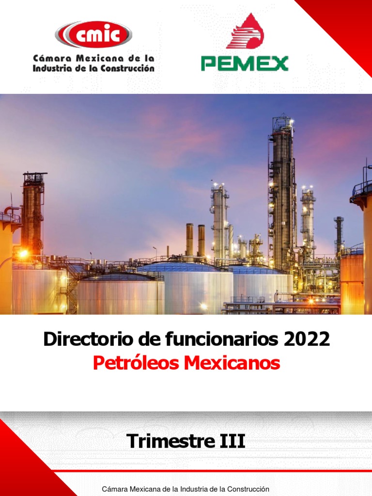 Directorio de Funcionarios CMIC y PEMEX | PDF | México | America latina