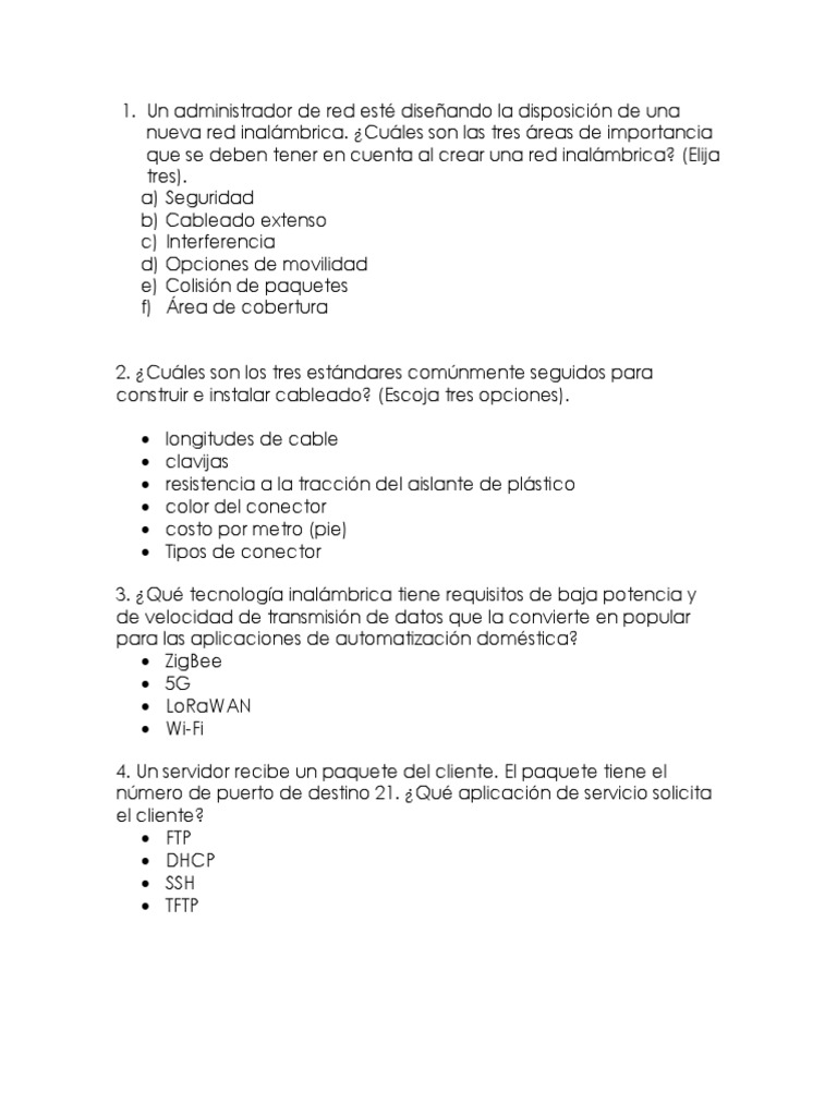 Banco de Preguntas 1 Examen Final | PDF | Informática