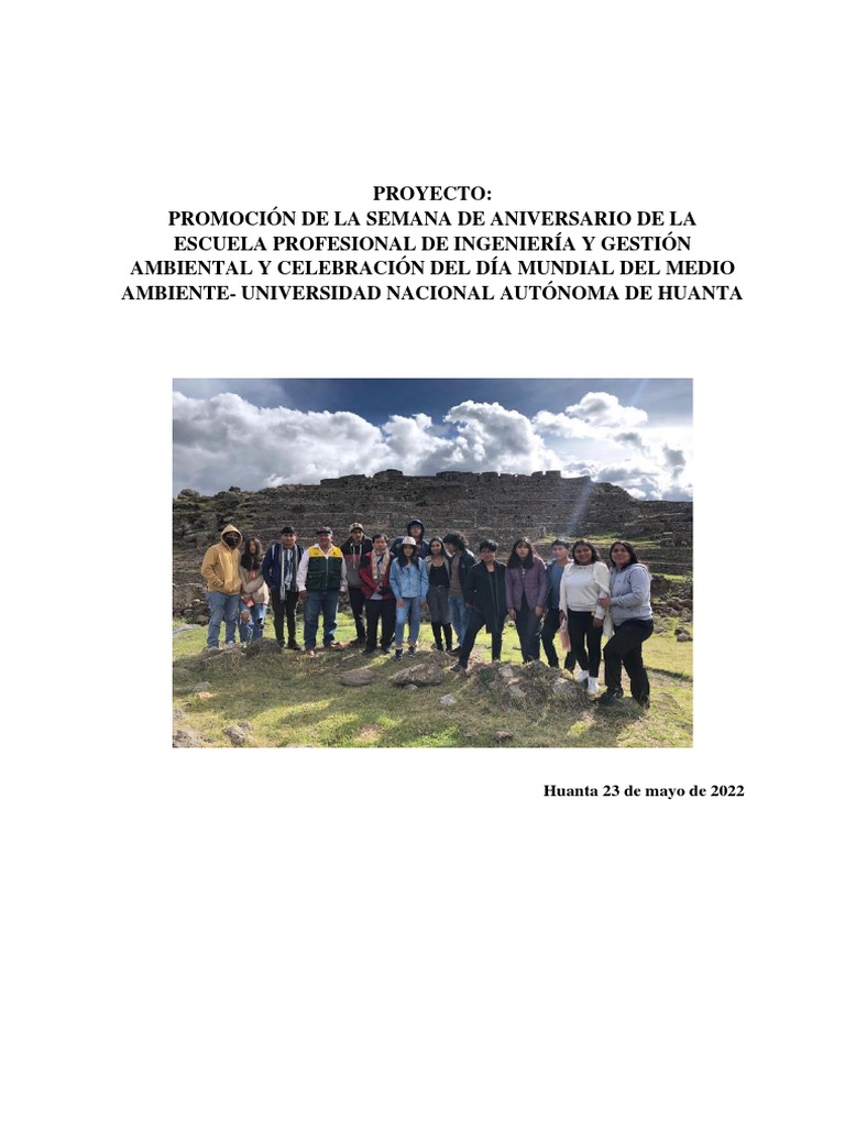 Proyecto Aniversario Iga 2021 | PDF