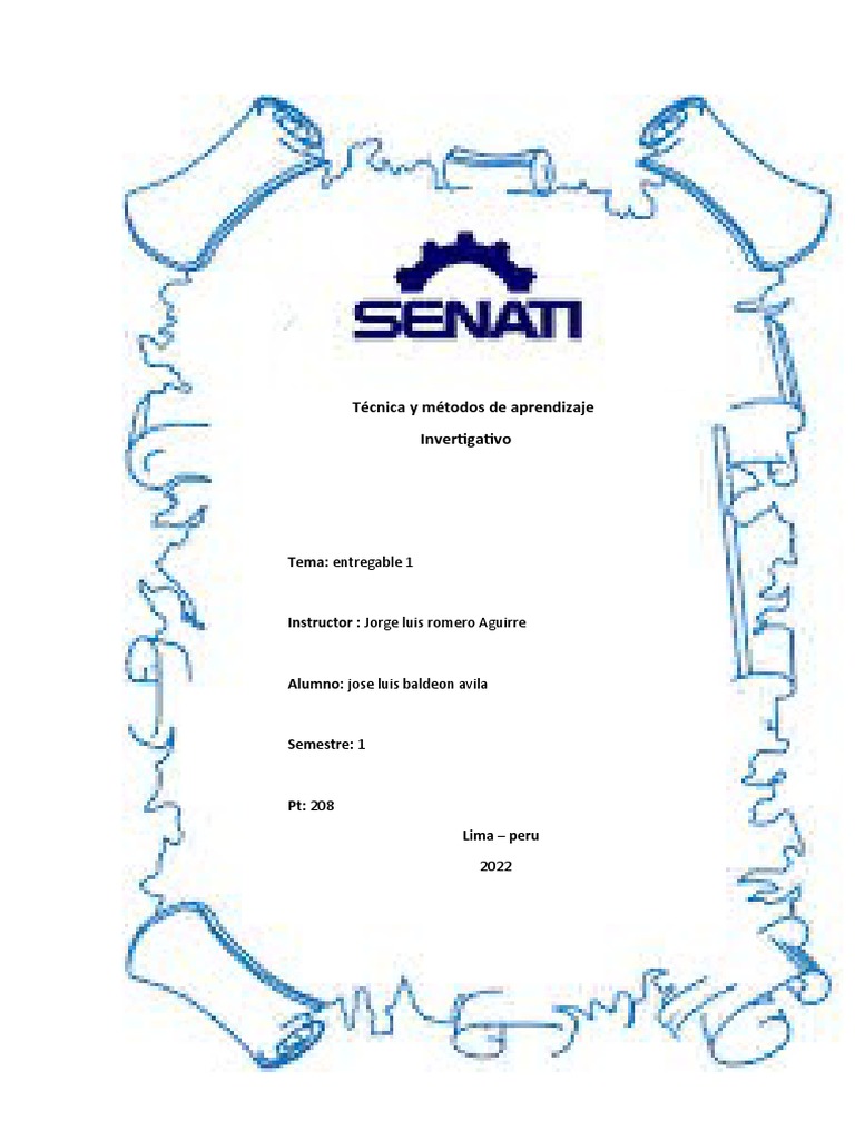 Caratula Entregable 1 Perfecto | PDF