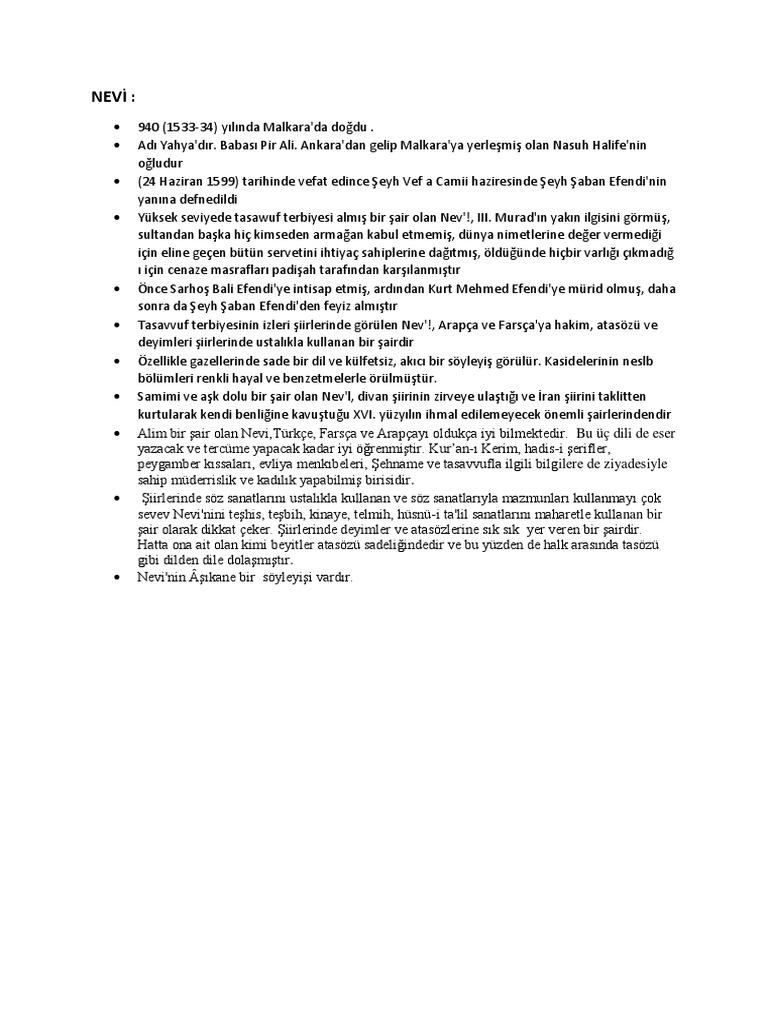 NEVİ | PDF