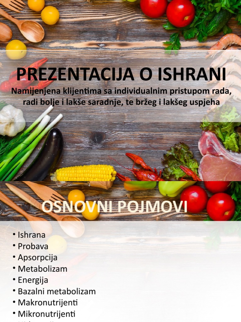 Prezentacija o Ishrani | PDF