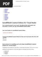InstallShield Limited Edition For Visual Studio - Download | PDF | Microsoft Visual Studio ...