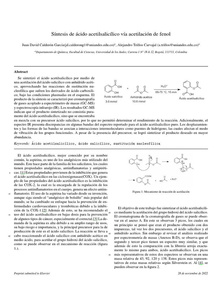 Acido Acetilsalicilico | PDF | Aspirina | Ácido