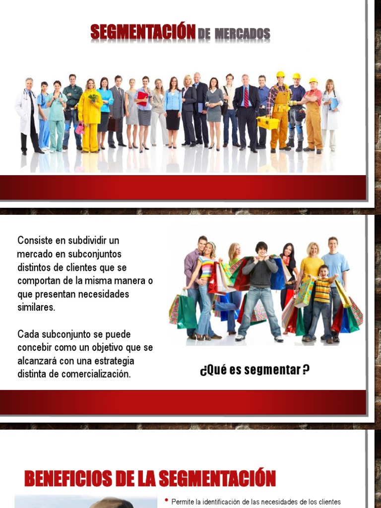 Segmentación Pdf Marketing Mercado Economía