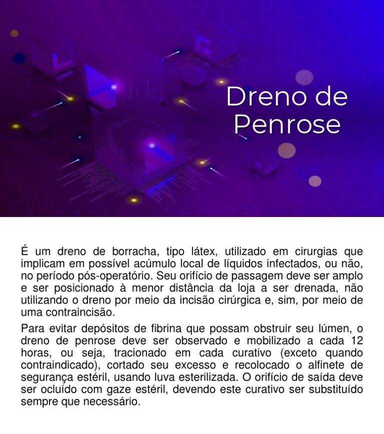 Dreno de Penrose | PDF