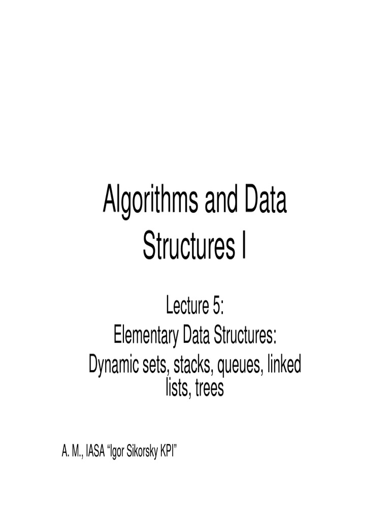 Lecture05 V08 Pdf Queue Abstract Data Type Data Management