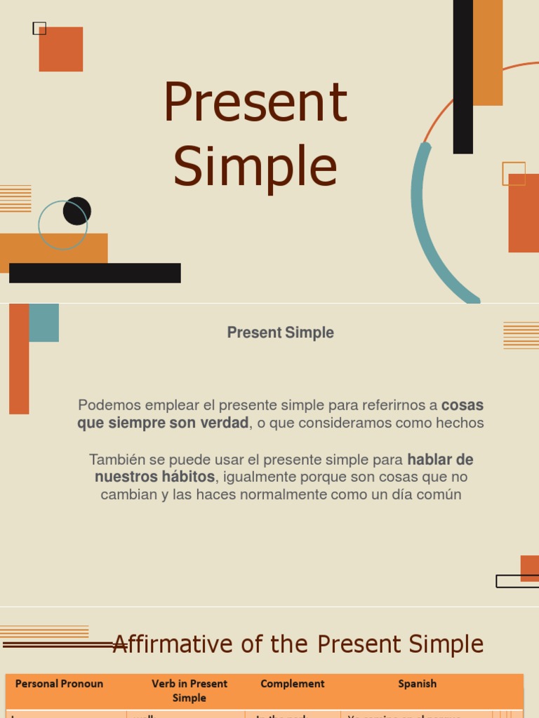 Present Simple | PDF