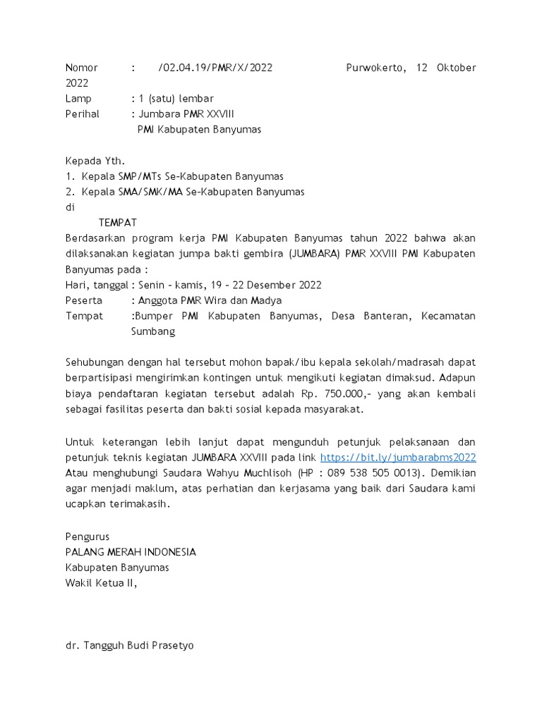 Logo Jumbara PMR 2025 Kabupaten Banyumas | PDF