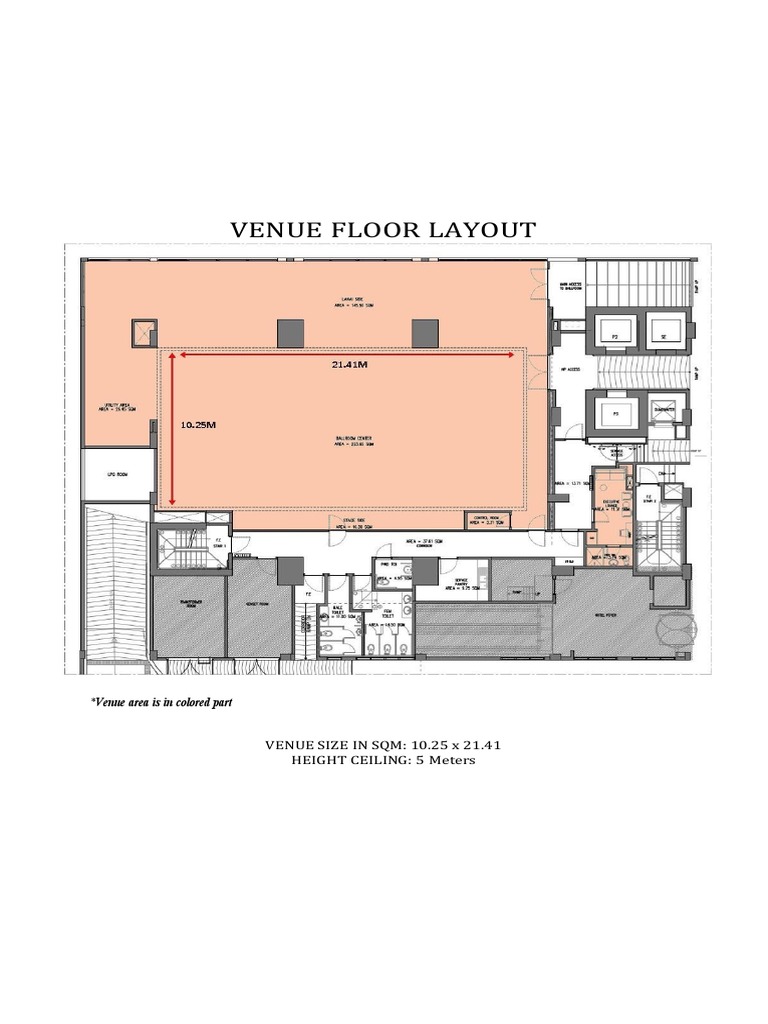 One Esplanade Venue Layout Details | PDF