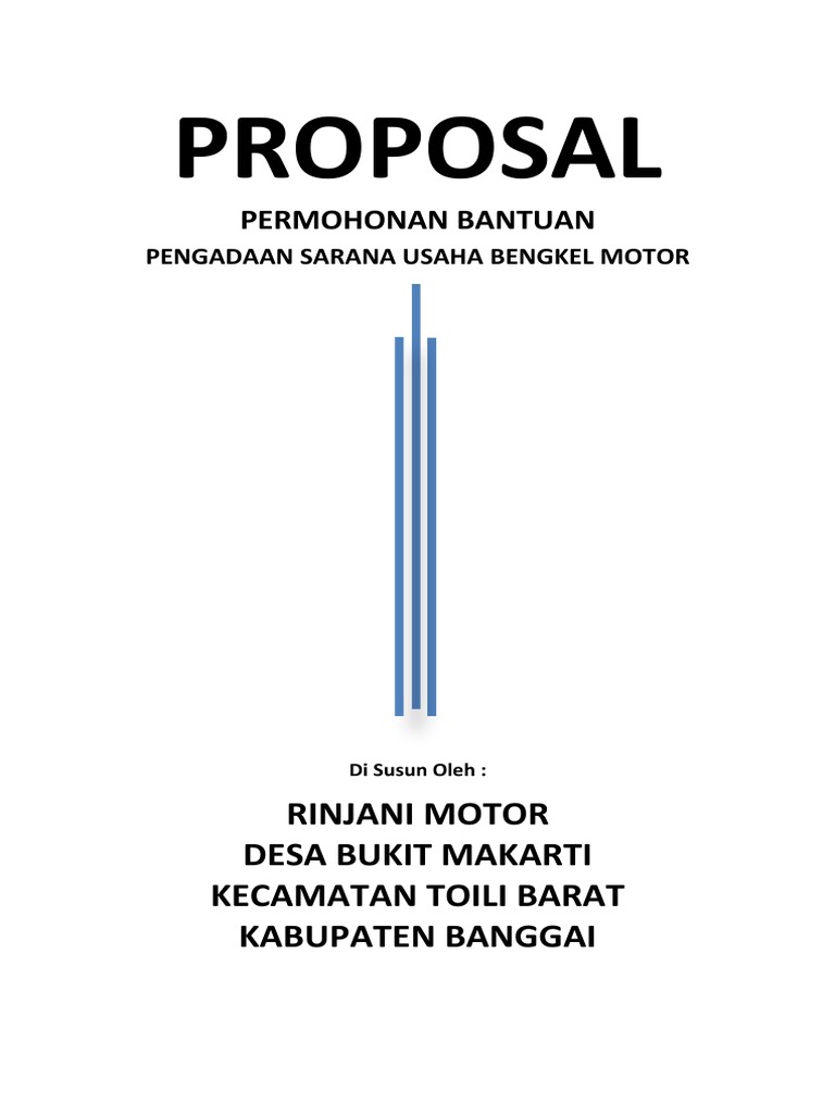 Proposal Bengkel Motor | PDF