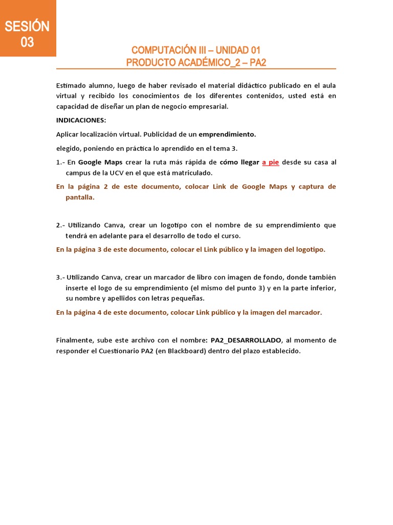 Pa2 Desarrollado Computación | PDF