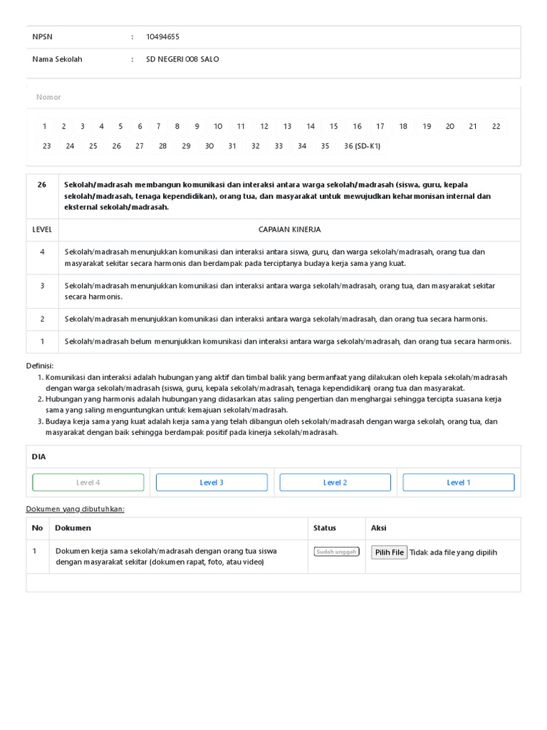 Akreditasi Butir 26 | PDF
