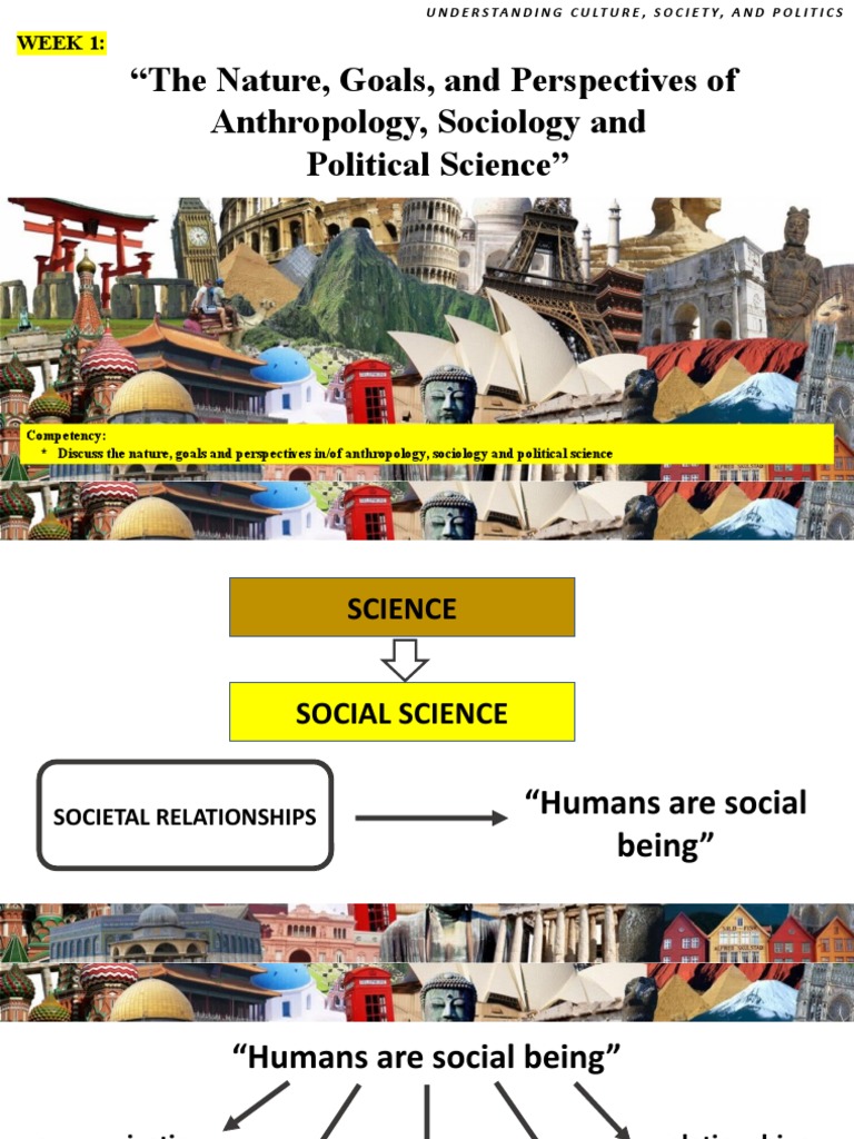 UCSP Week 1 | PDF | Anthropology | Sociology