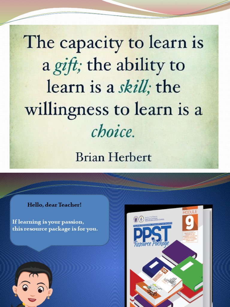 PPST Module 9 | PDF | Educational Technology | Learning