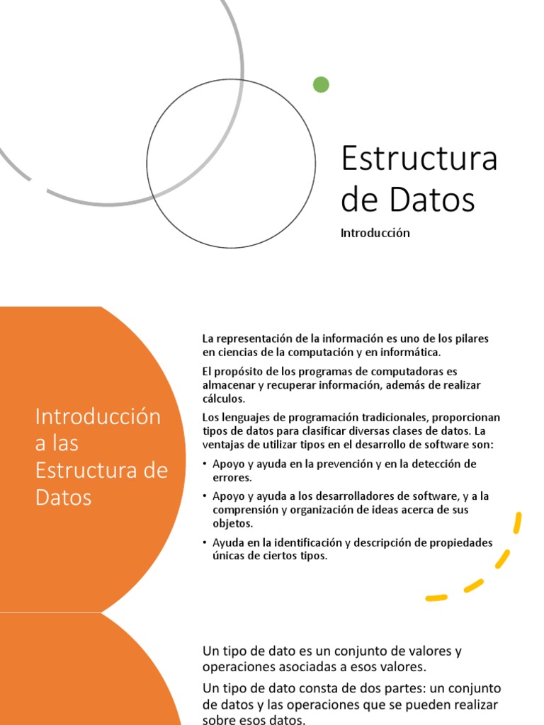 Estructura de Datos | PDF | Tipo de datos | Lenguaje de programación Estructura de Datos | PDF | Tipo de datos | Lenguaje de programación