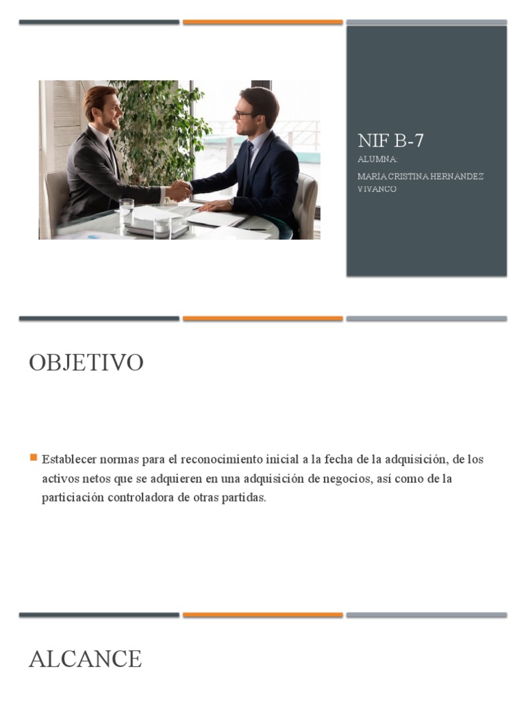 Nif B-7 | PDF | Activo intangible | Negocios económicos