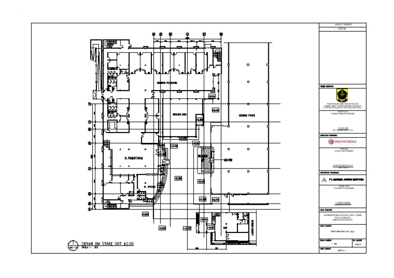 As Built Drawing Catatan: Pembangunan Gedung Loby Utama Rsud Cibinong ...