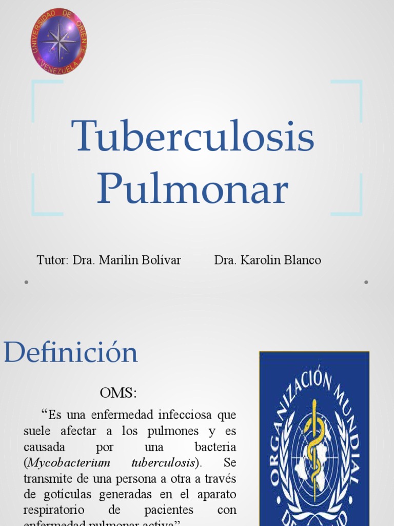 Tuberculosis Pulmonar | PDF | Tuberculosis | Enfermedades y trastornos