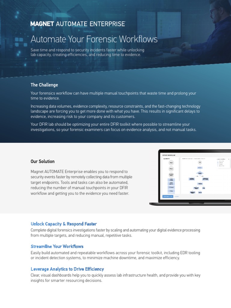 MF AUTOMATE Enterprise OnePager | PDF | Automation | Security