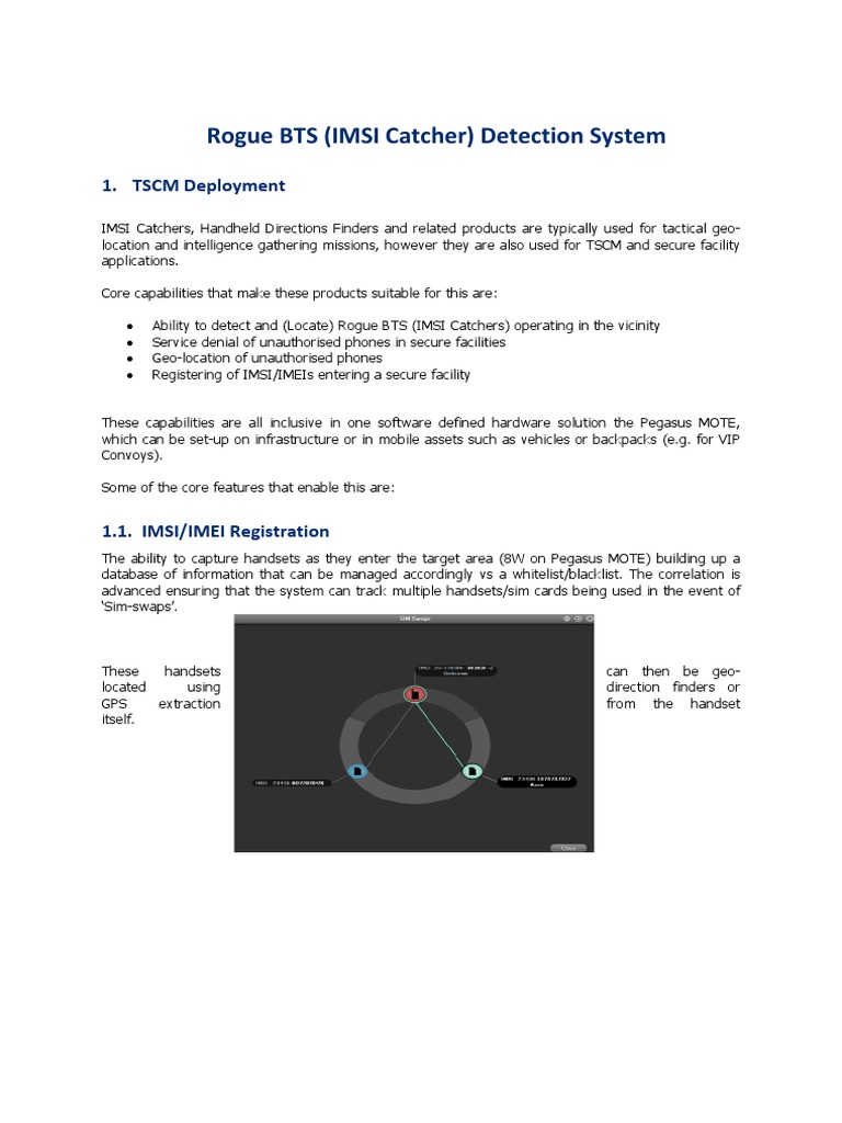 Rogue BT IMSI Catcher Detection Unit2 | PDF | Lte (Telecommunication) | Gsm