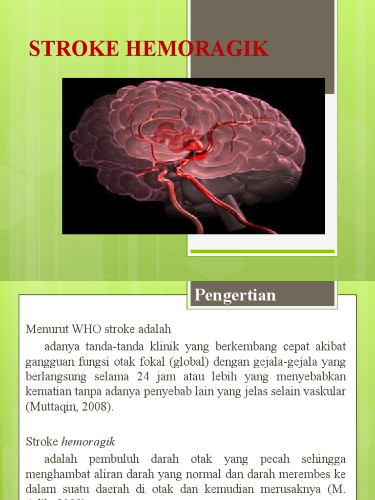 Stroke Hemoragik PP | PDF | Sains & Matematika