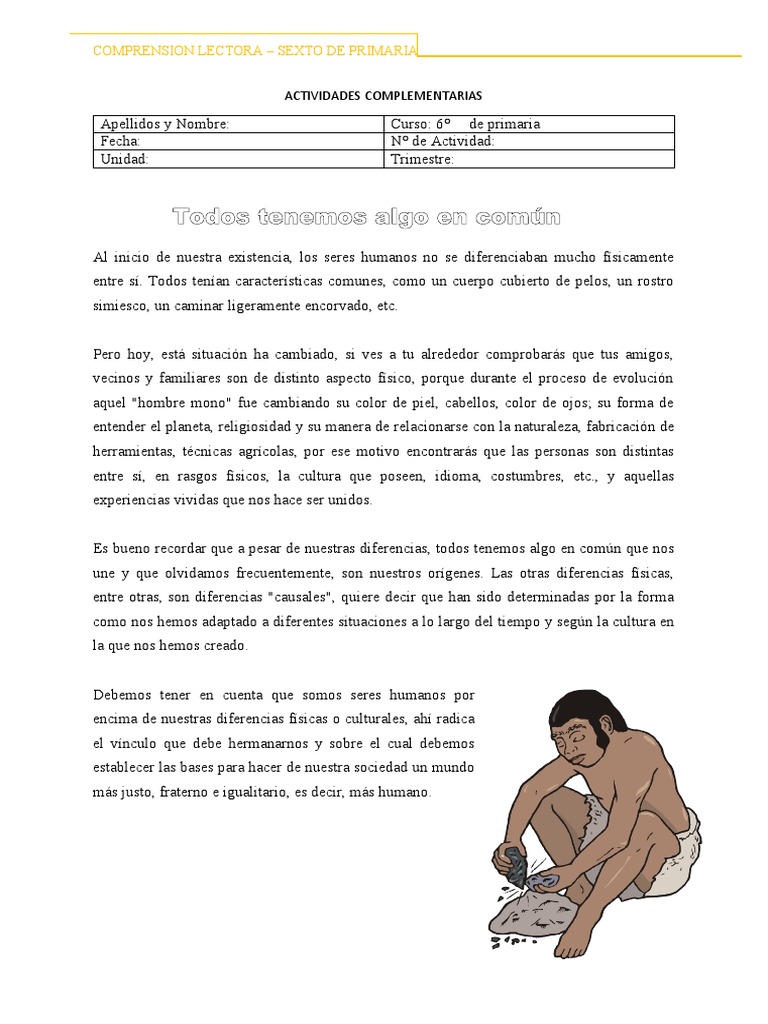 Actividades Complementarias | PDF