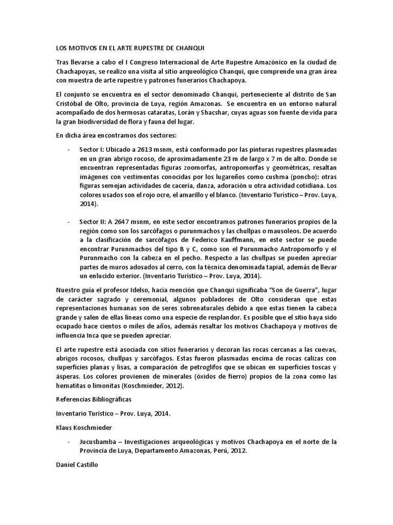 Chanqui | PDF