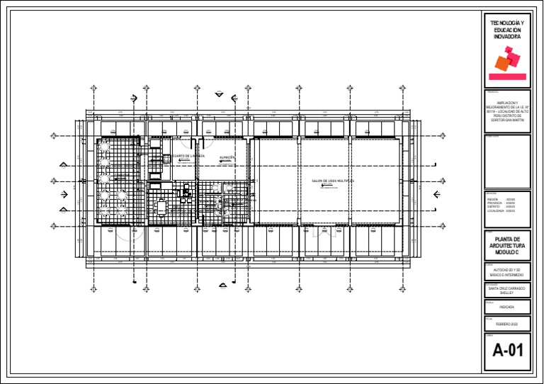 Practica Autocad Trabajo Final-Arquitectura - 1-50 | PDF
